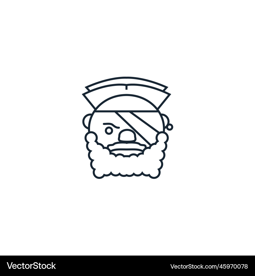 Pirate creative icon from gaming icons collection Vector Image