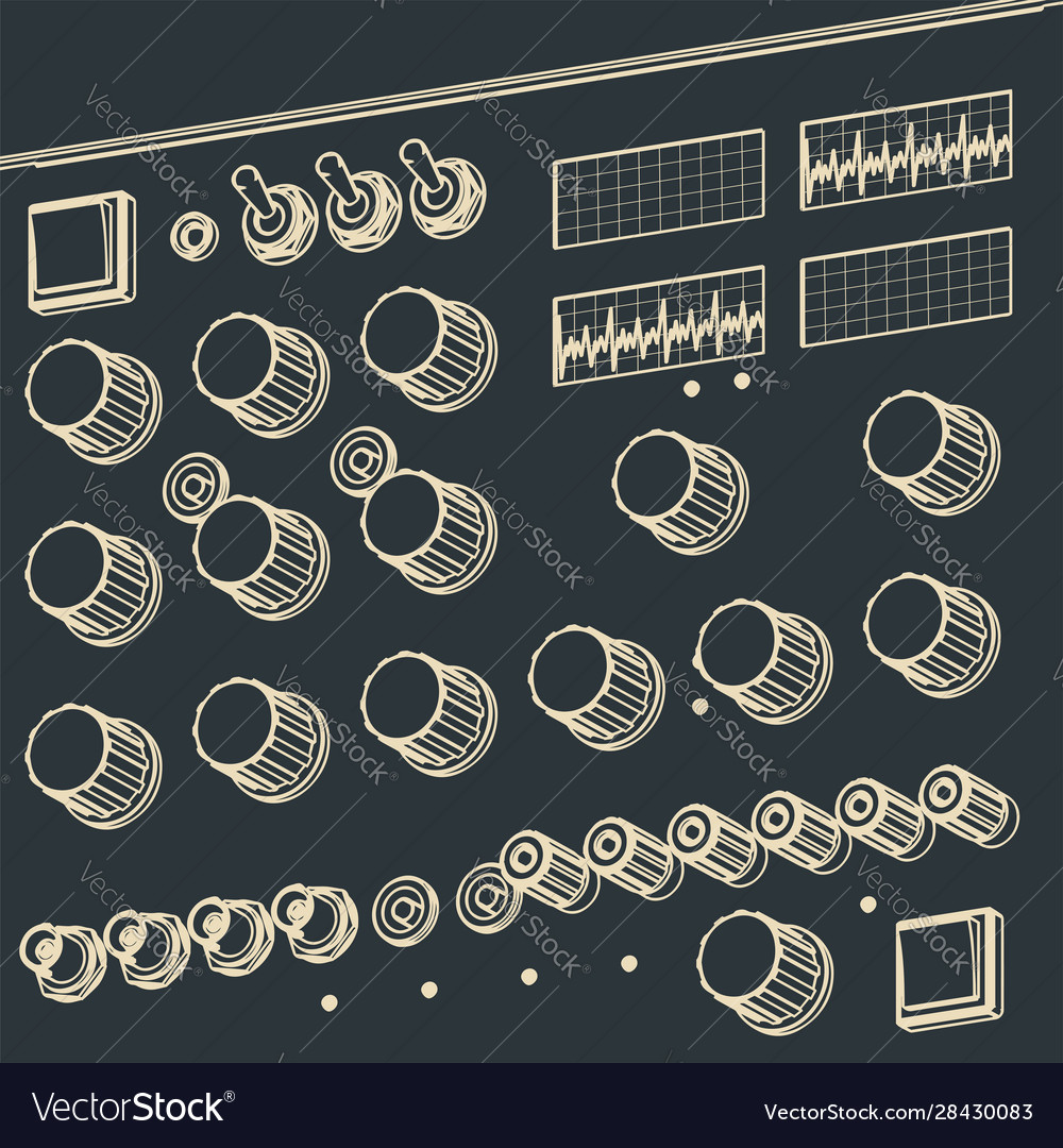 Electronics equipment Royalty Free Vector Image