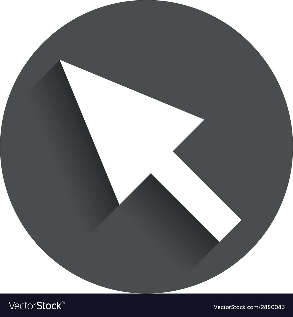 Mouse cursor sign icon pointer symbol Royalty Free Vector