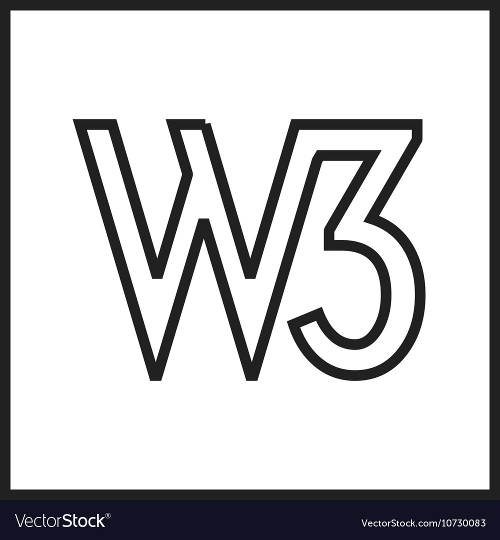 W3c Royalty Free Vector Image - VectorStock