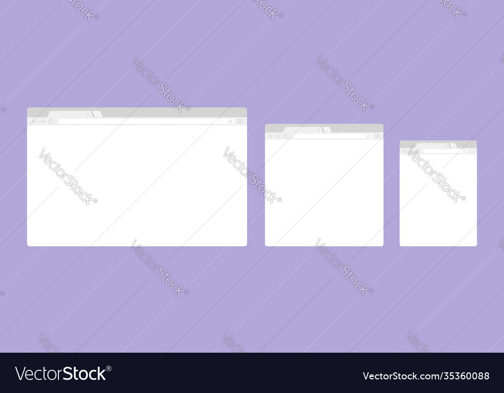 Browser window or web Royalty Free Vector Image