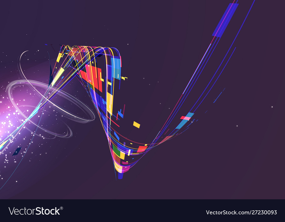 Abstract geometric technology design Royalty Free Vector