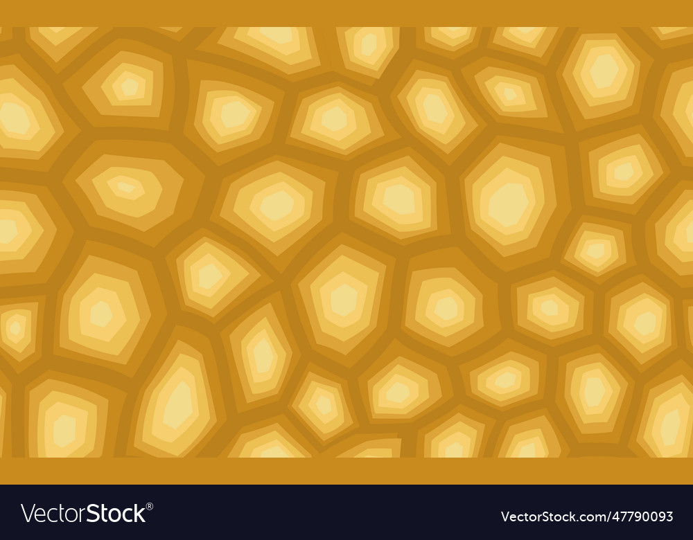 Abstract modern turtle shell seamless pattern Vector Image