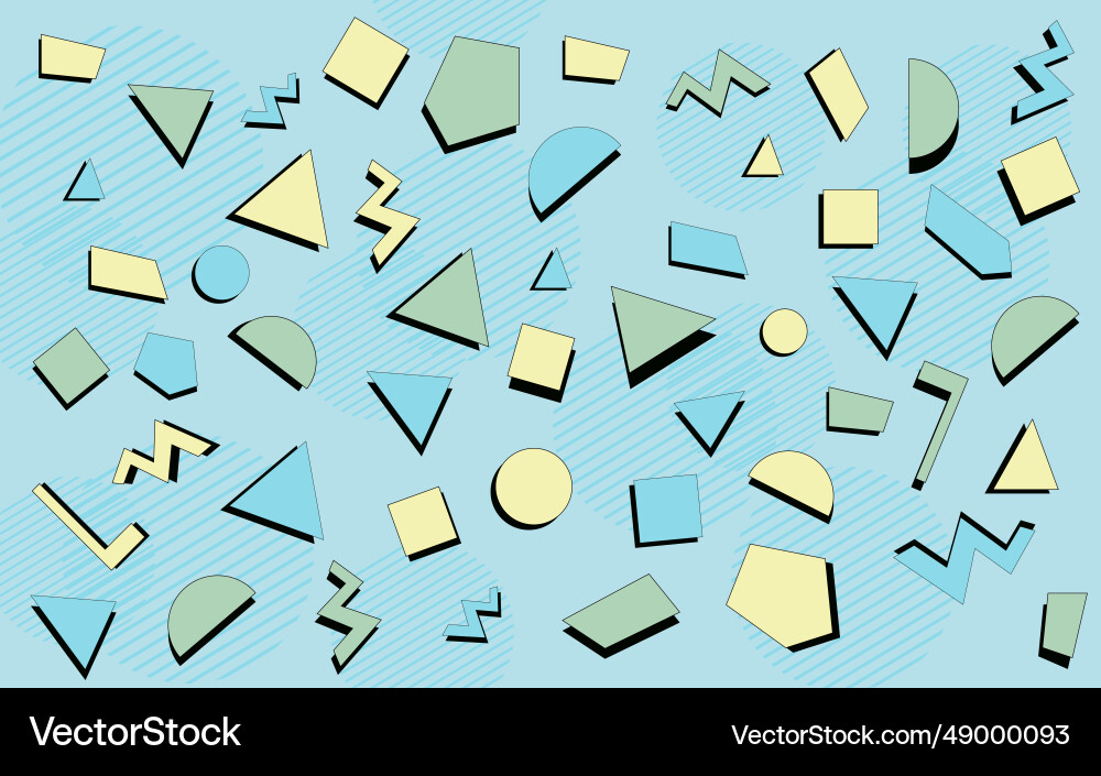 Abstract retro background in back to the 90s style