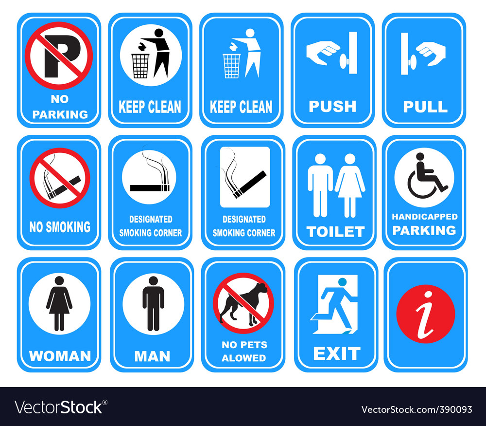 Assorted icons Royalty Free Vector Image - VectorStock