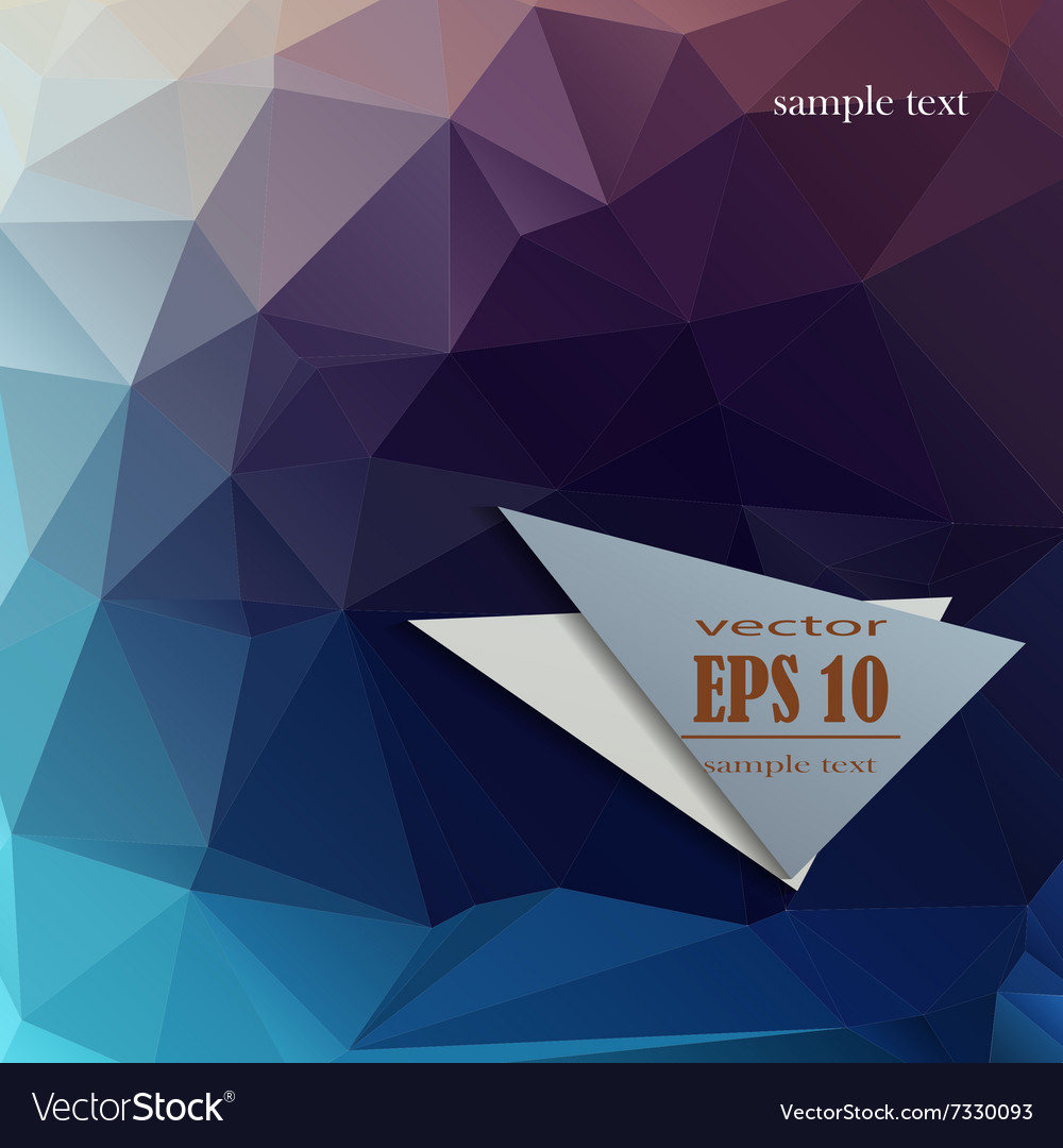 Polygonal pattern Royalty Free Vector Image - VectorStock