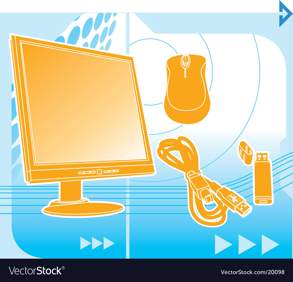 Computer technology Royalty Free Vector Image - VectorStock