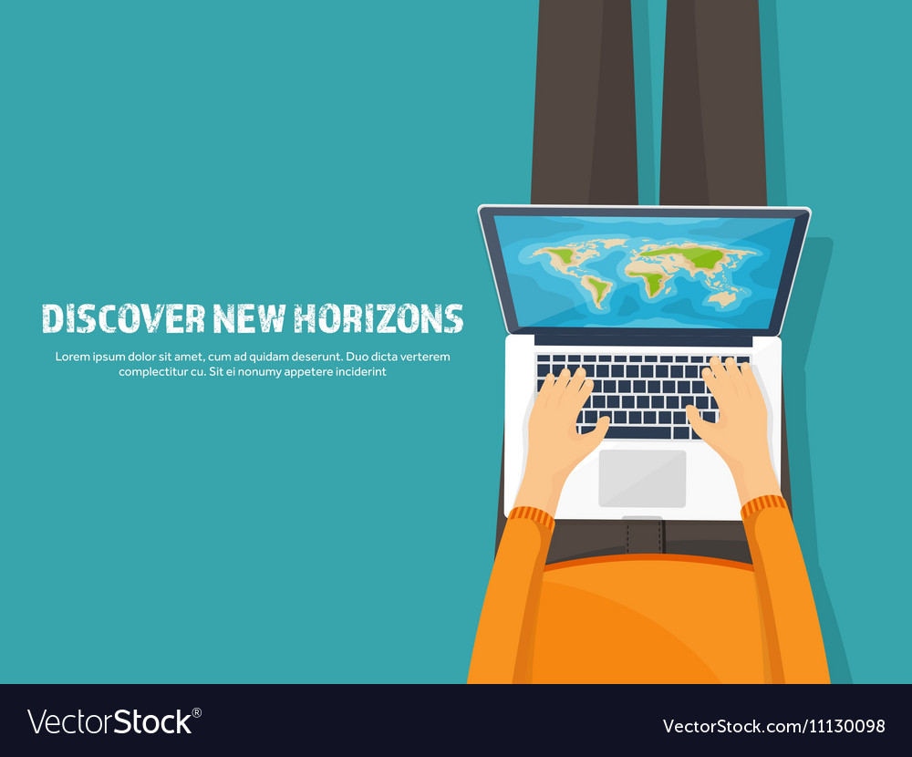 Travel and tourism flat style world earth map Vector Image Travel and tourism flat style world earth map Vector Image