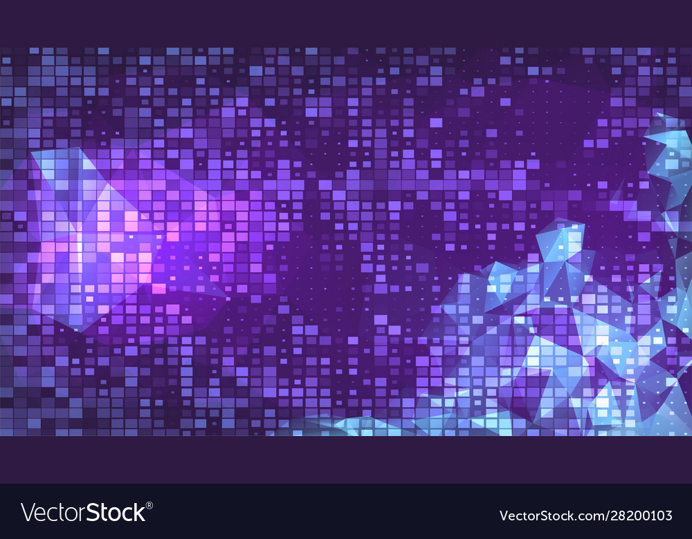 Abstract polygon background square pattern Vector Image