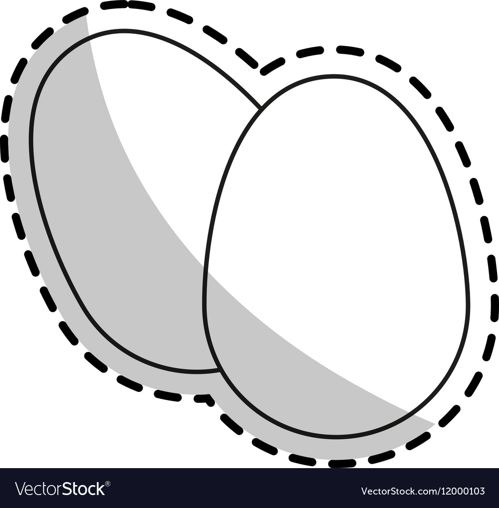 Isolated eggs design Royalty Free Vector Image