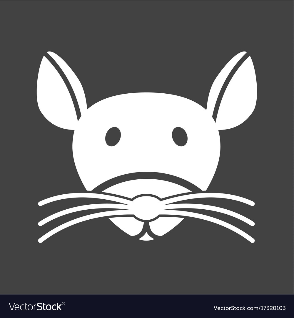 Mouse face Royalty Free Vector Image - VectorStock