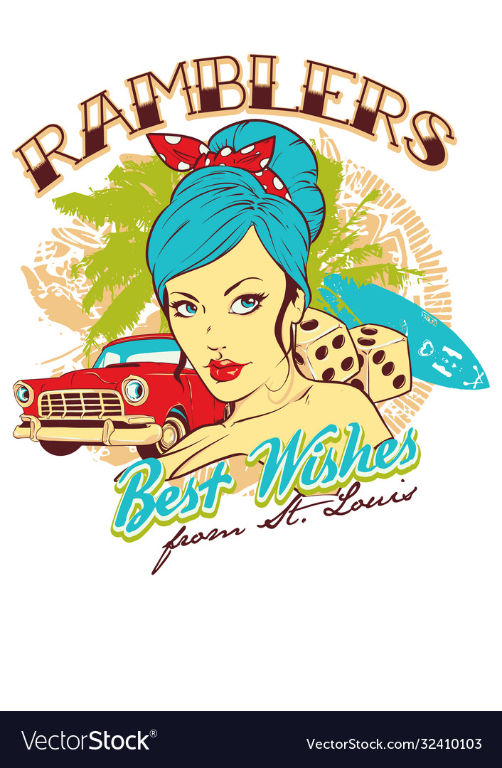 Ramblers Royalty Free Vector Image - VectorStock