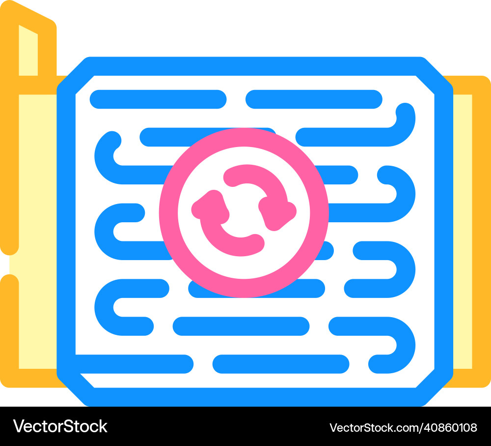 Cooling radiator car part color icon Royalty Free Vector