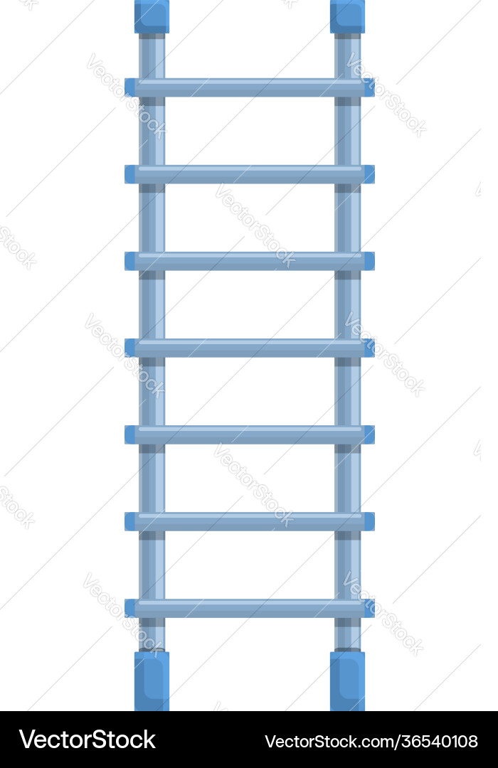 Home ladder icon cartoon style Royalty Free Vector Image