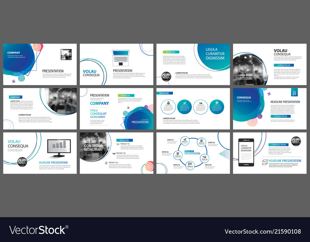 Presentation and slide layout background design Vector Image