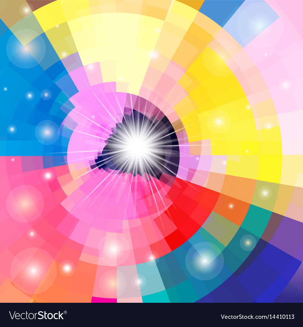 Bright multicolored gradient background Royalty Free Vector