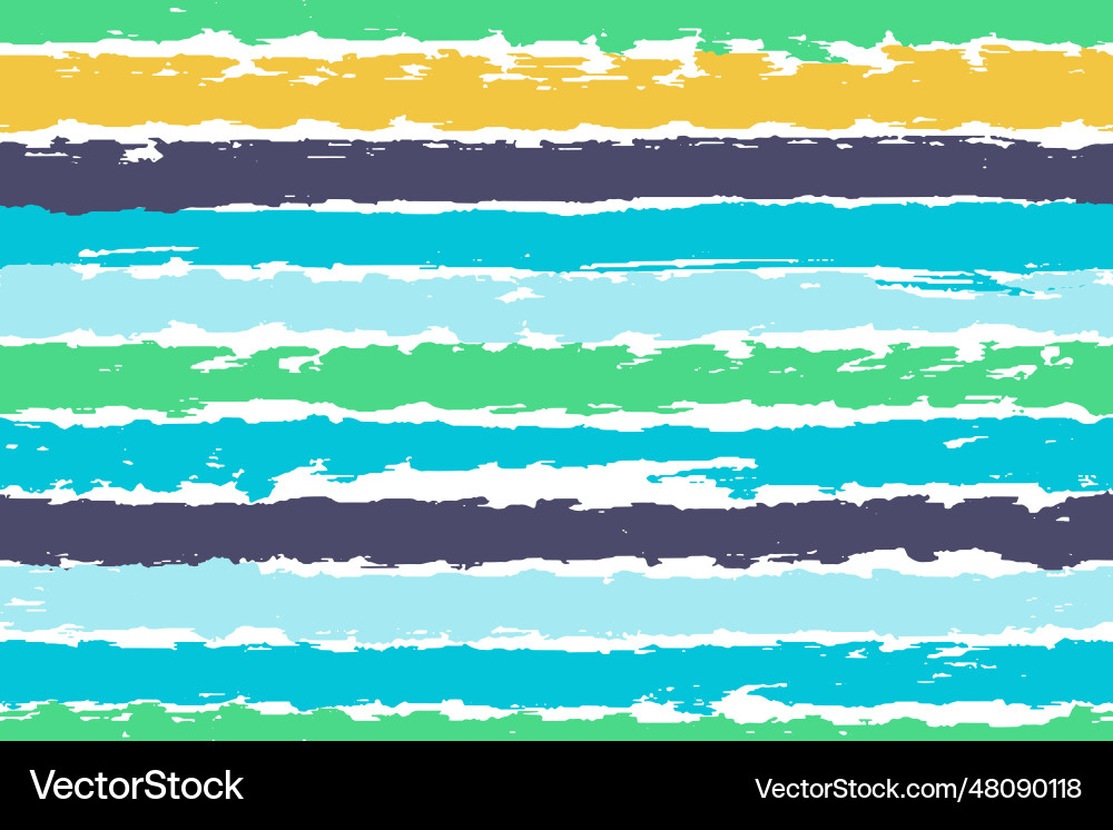 Hand drawn seamless striped pattern colorful Vector Image