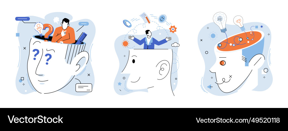 Mindset motivation and inspiration are essential Vector Image