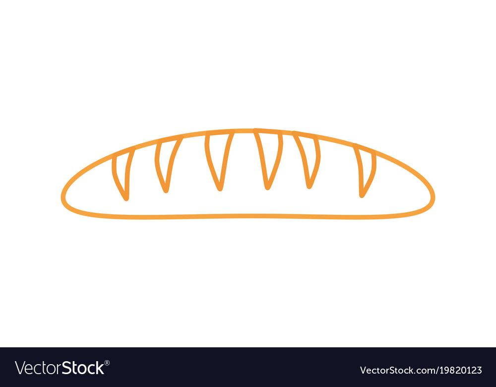Isolated bread design Royalty Free Vector Image