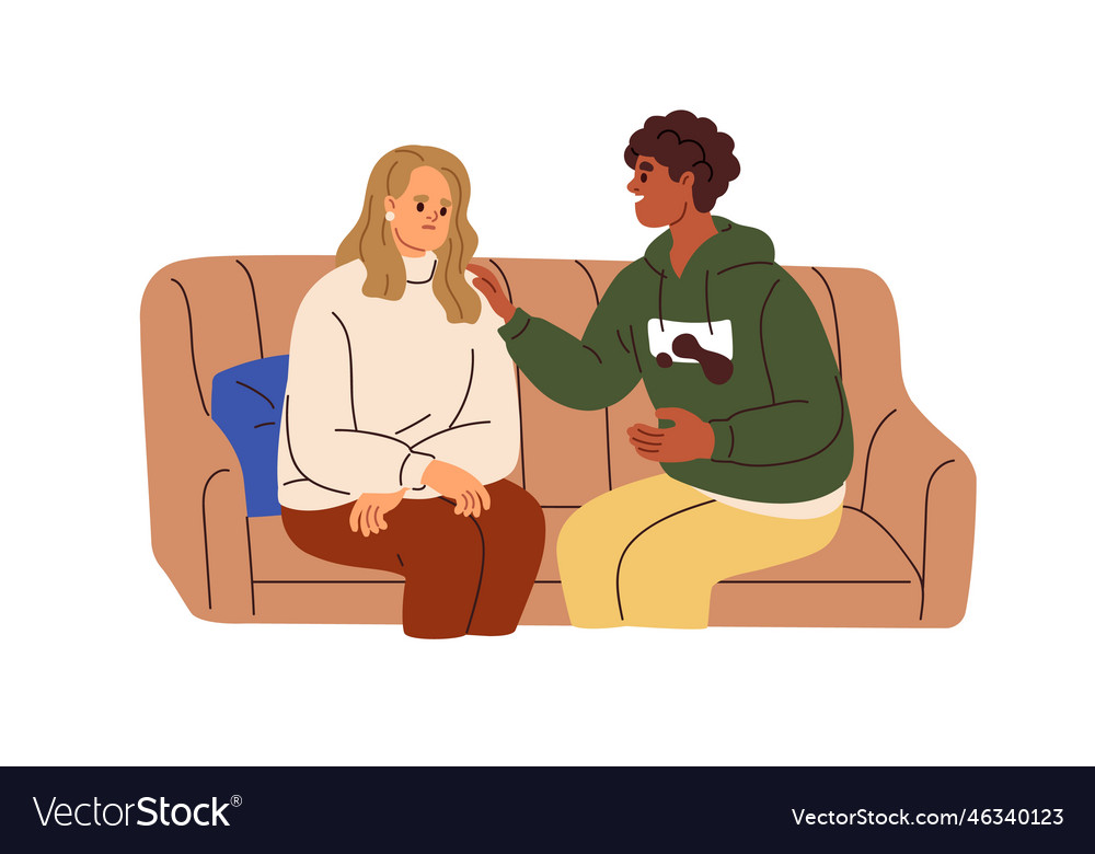 Supportive person supporting comforting Royalty Free Vector Supportive person supporting comforting Royalty Free Vector