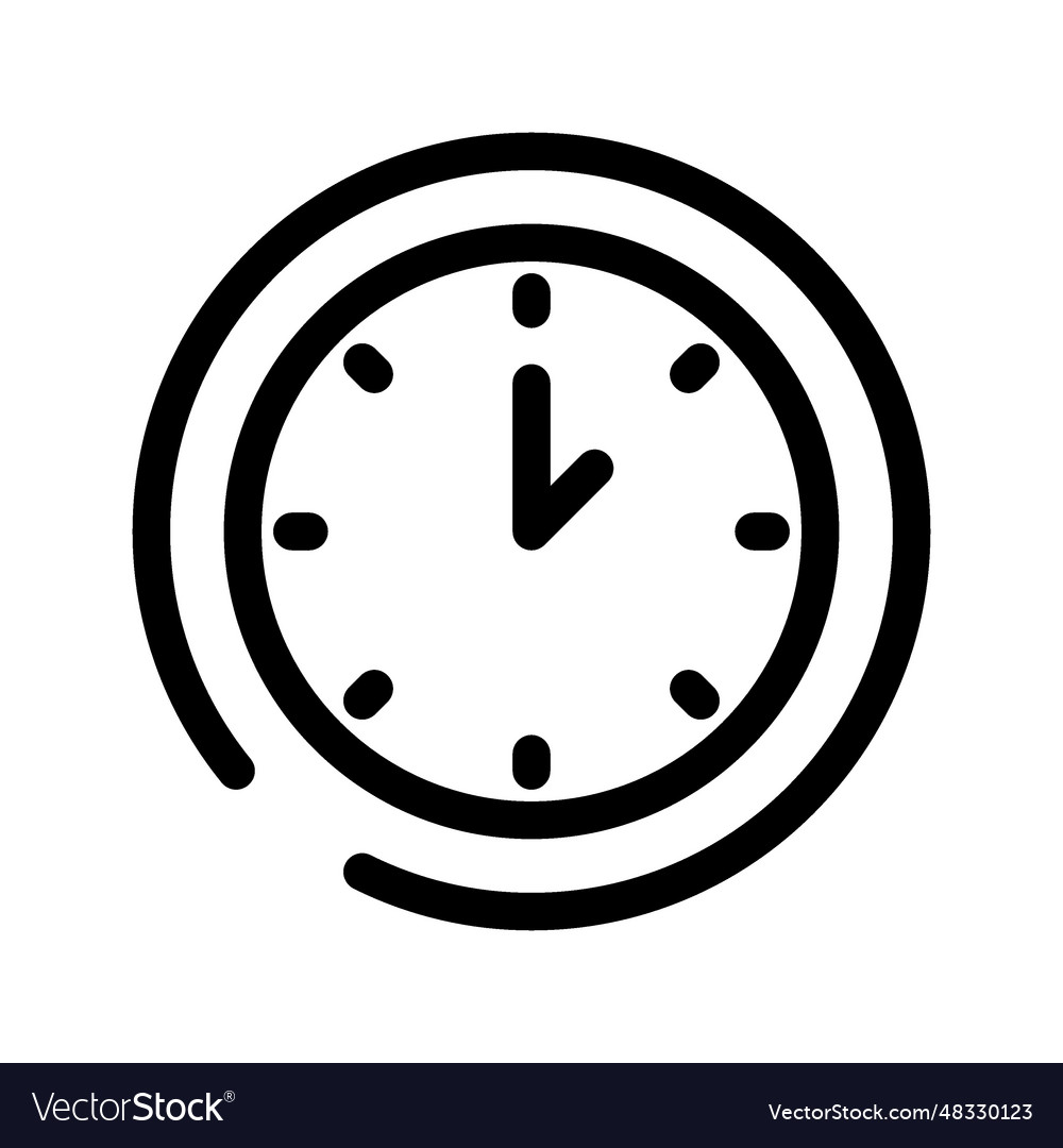 Time icon Royalty Free Vector Image - VectorStock