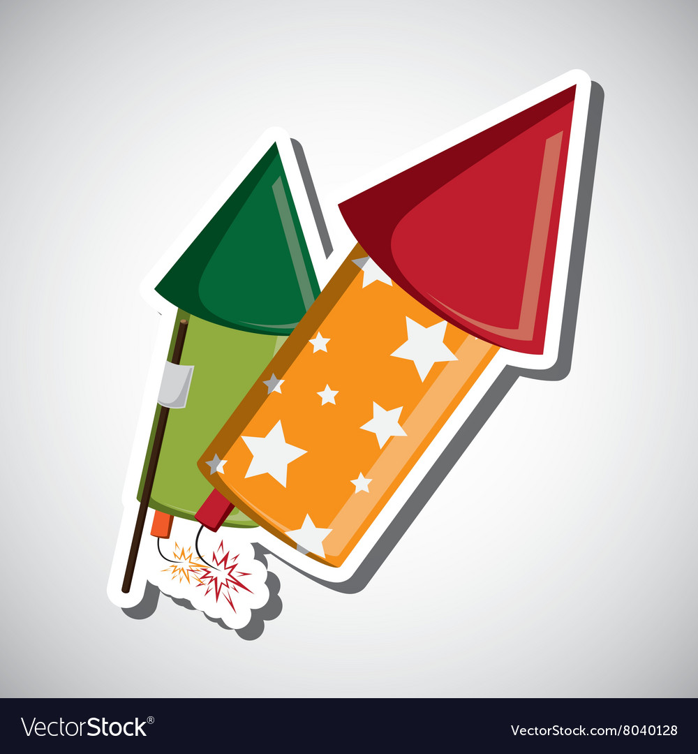 Firework icon design Royalty Free Vector Image