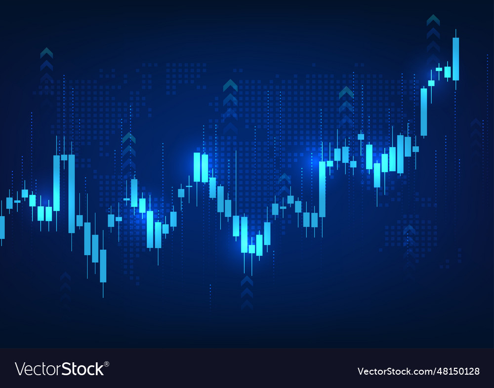 Graph technology background it is a technology Vector Image