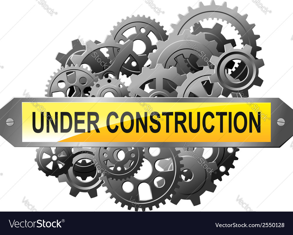 Under construction web page Royalty Free Vector Image