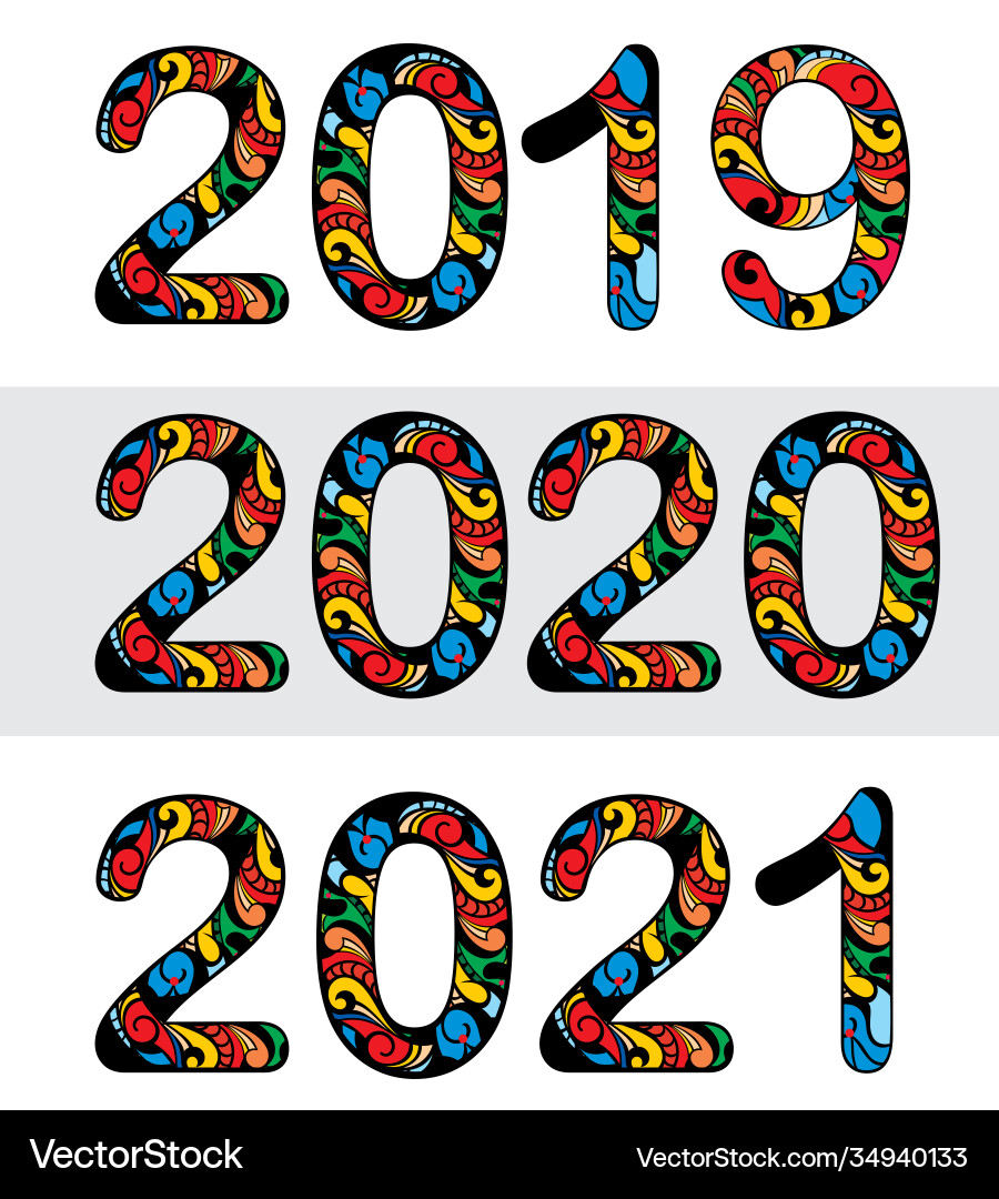 New year Royalty Free Vector Image - VectorStock