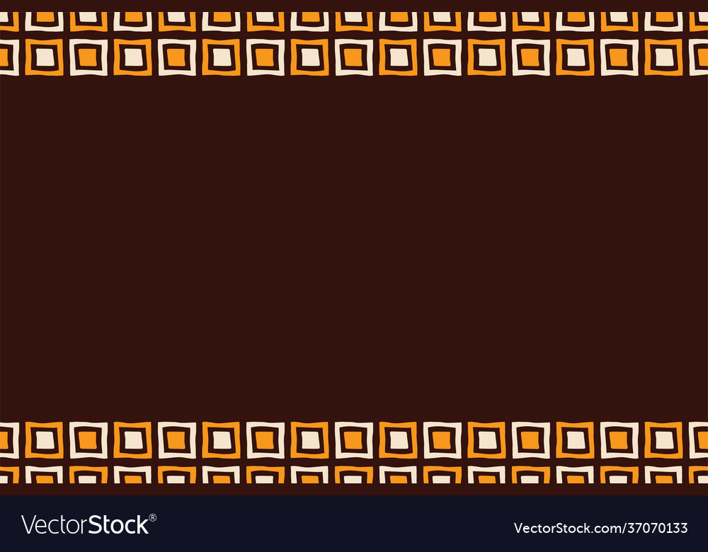 Seamless horizontal border pattern with hand Vector Image