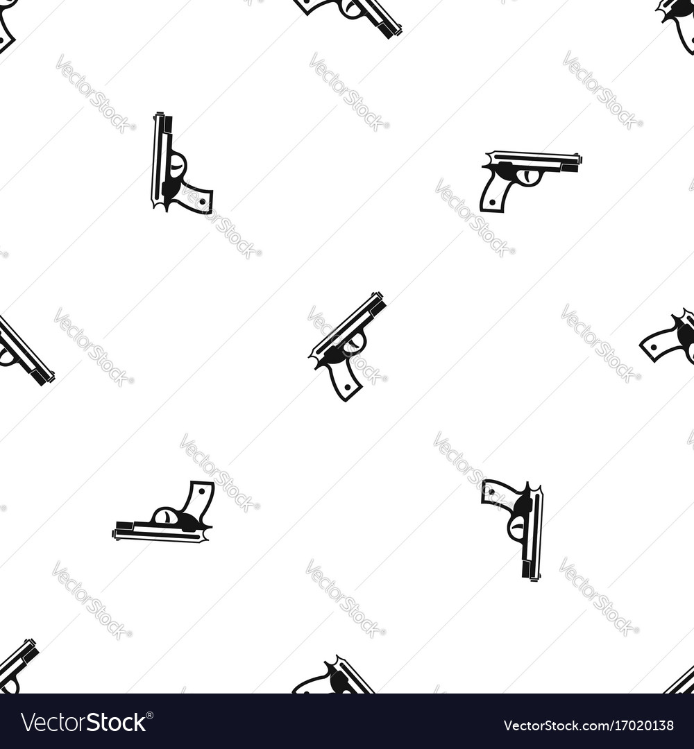 Gun pattern seamless black Royalty Free Vector Image Gun pattern seamless black Royalty Free Vector Image