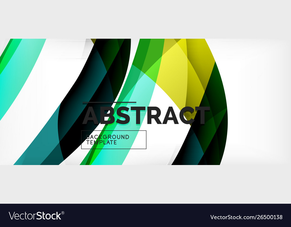 Linear wave web template Royalty Free Vector Image