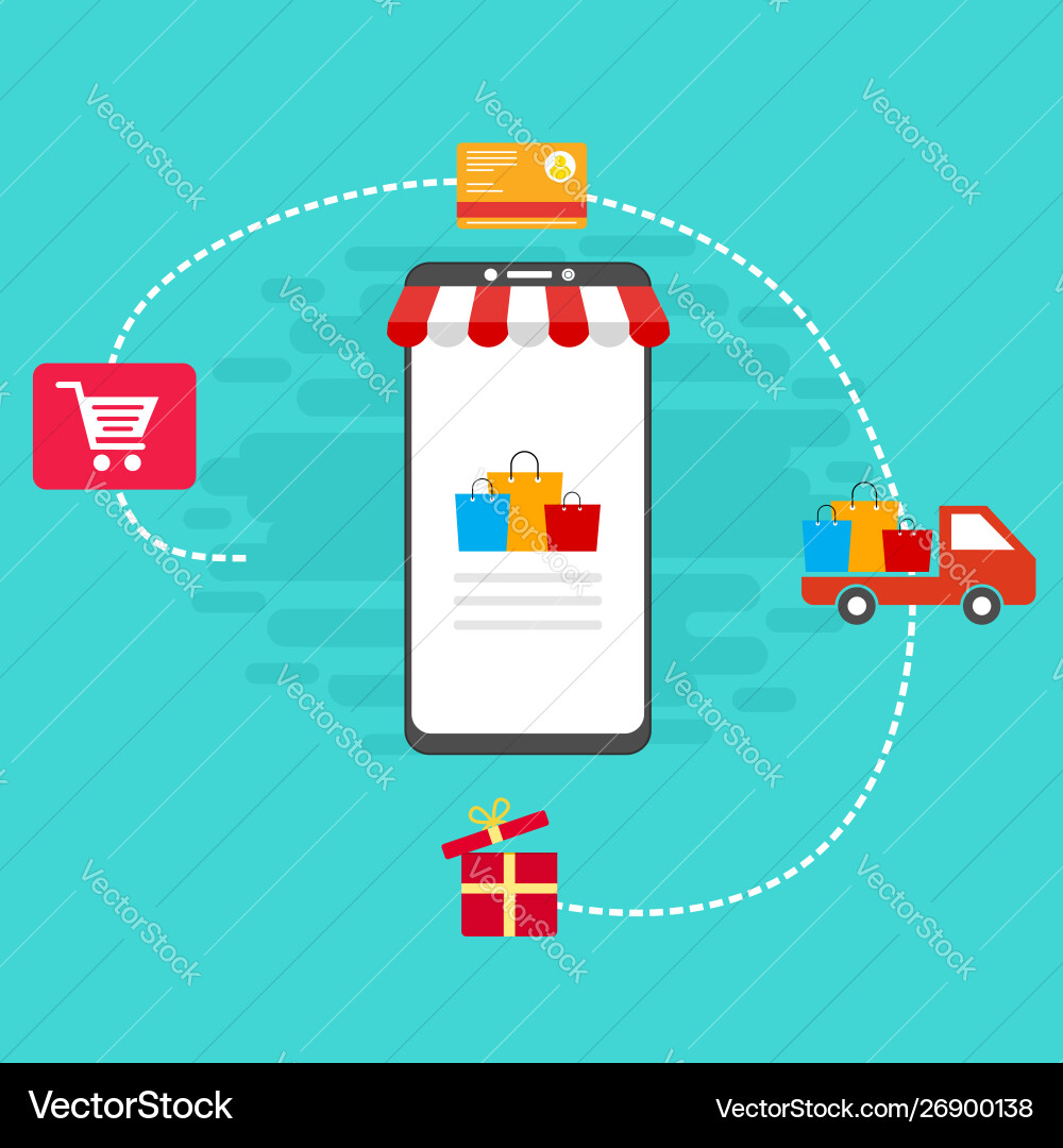 Modern flat design people and business concept Vector Image