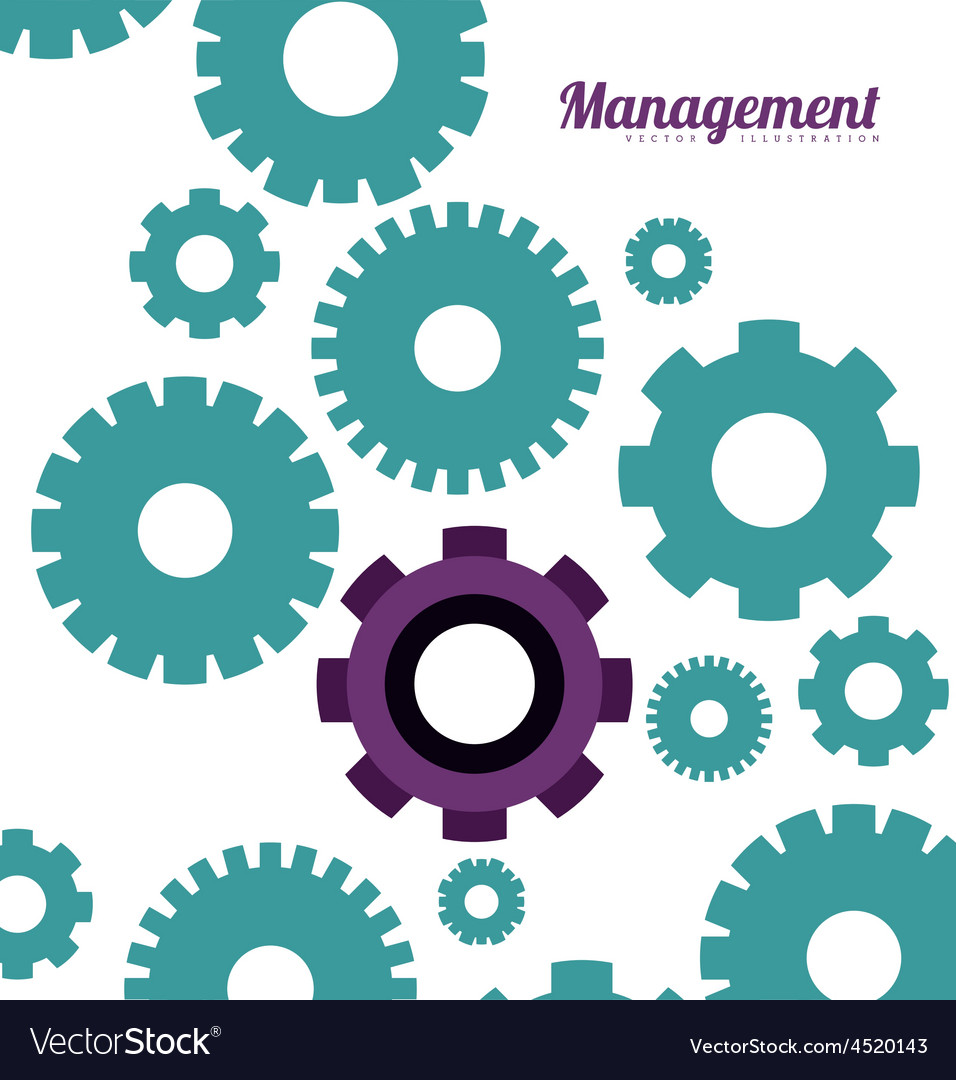 Management design Royalty Free Vector Image - VectorStock