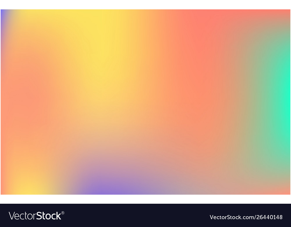 Gradient mesh painted in different colors Vector Image