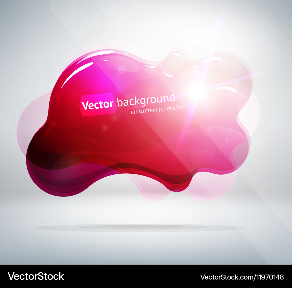 Pink blob background Royalty Free Vector Image