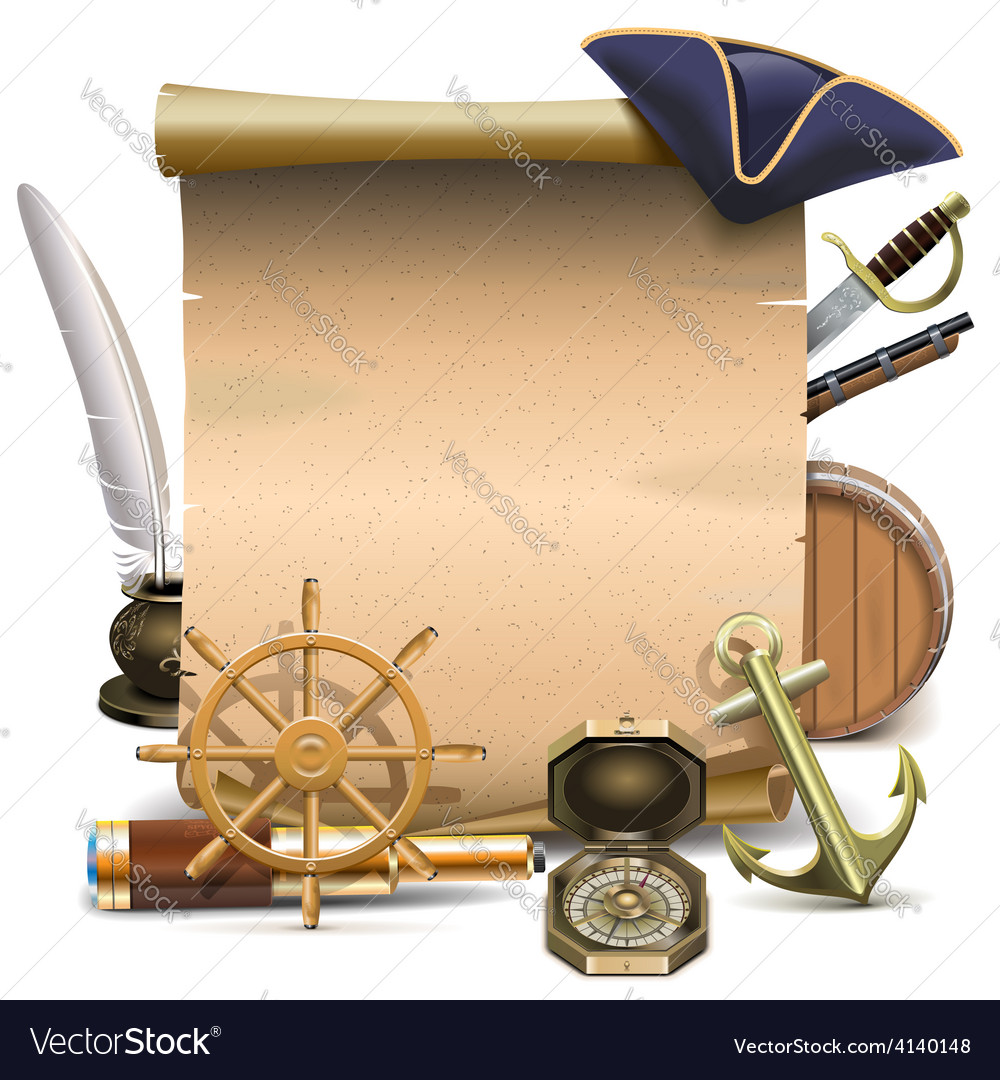 Seafaring frame Royalty Free Vector Image - VectorStock