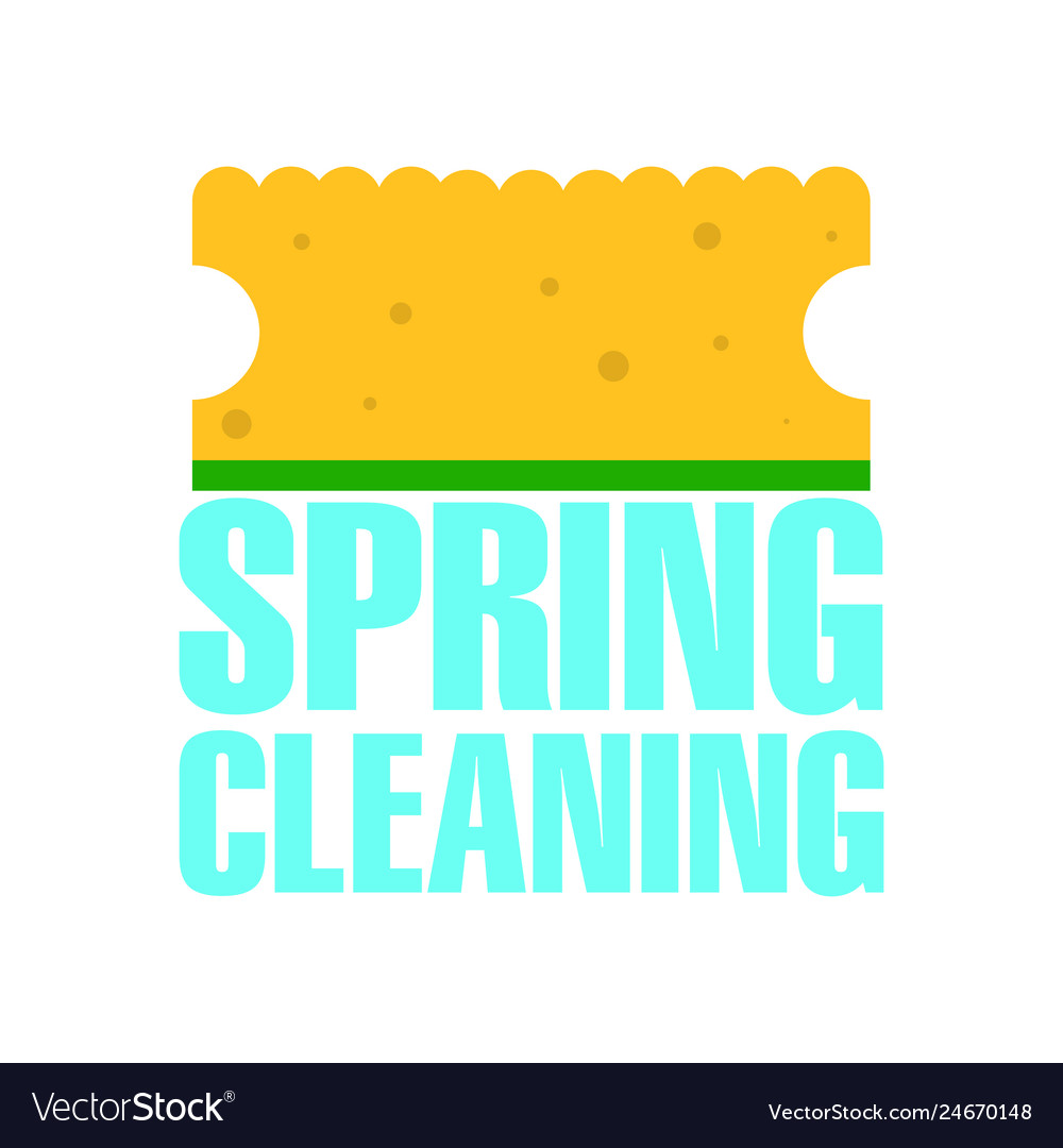Spring cleaning background Royalty Free Vector Image