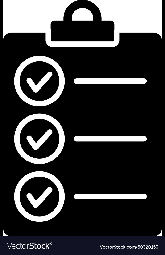 Checklist Royalty Free Vector Image - VectorStock