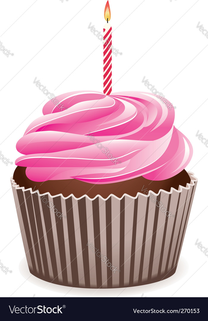 Cupcake Royalty Free Vector Image - VectorStock
