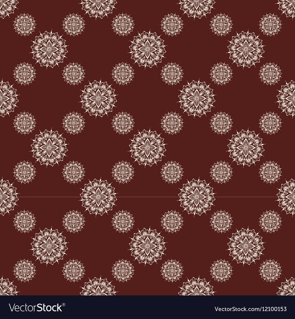 Mehendi pattern Royalty Free Vector Image - VectorStock