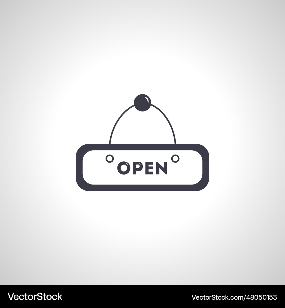 Open store sign icon store sign icon Royalty Free Vector