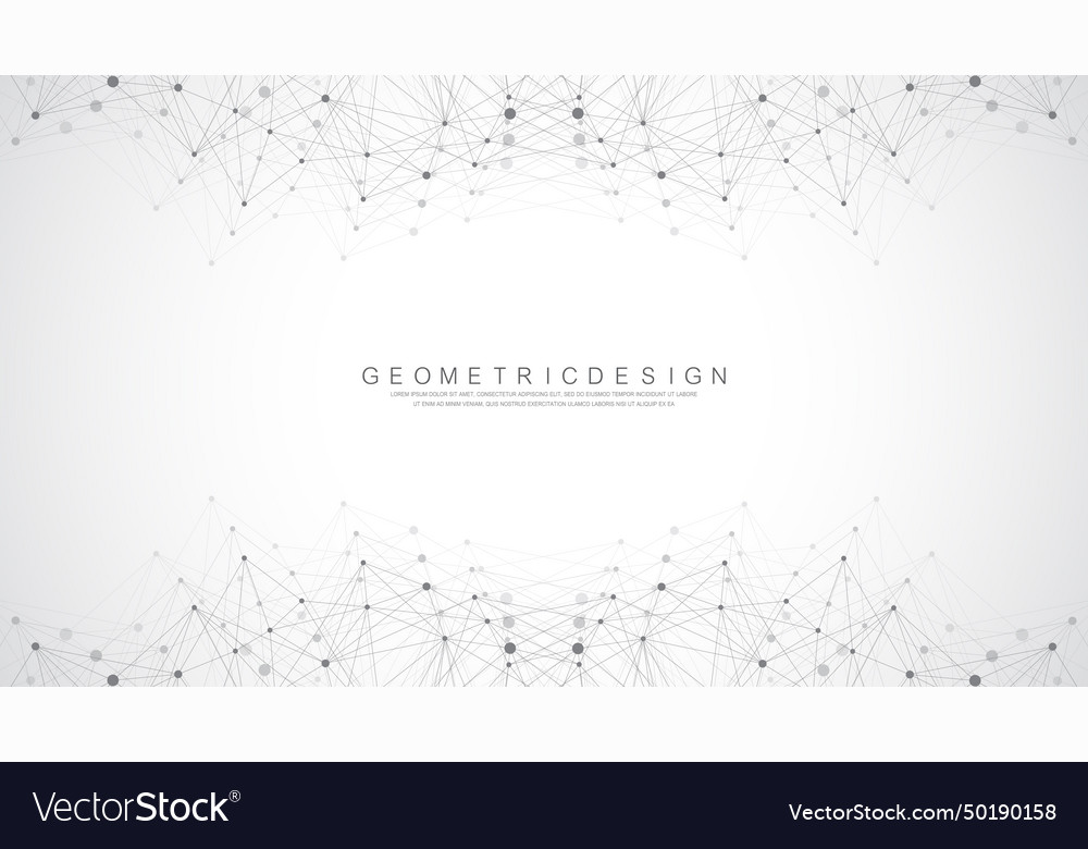 Global Network Connection Banner Design Template Vector Image