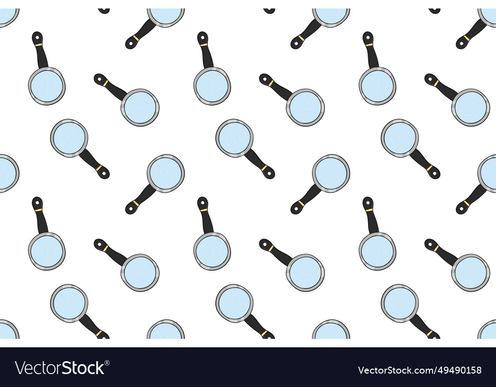 Hand mirror colored pattern Royalty Free Vector Image