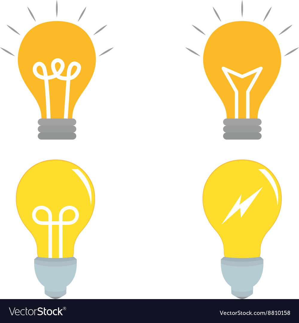 Lightbulb idea Royalty Free Vector Image - VectorStock