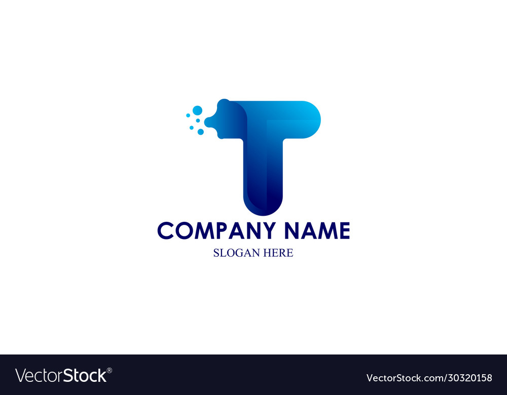 Technology logo solution concept Royalty Free Vector Image
