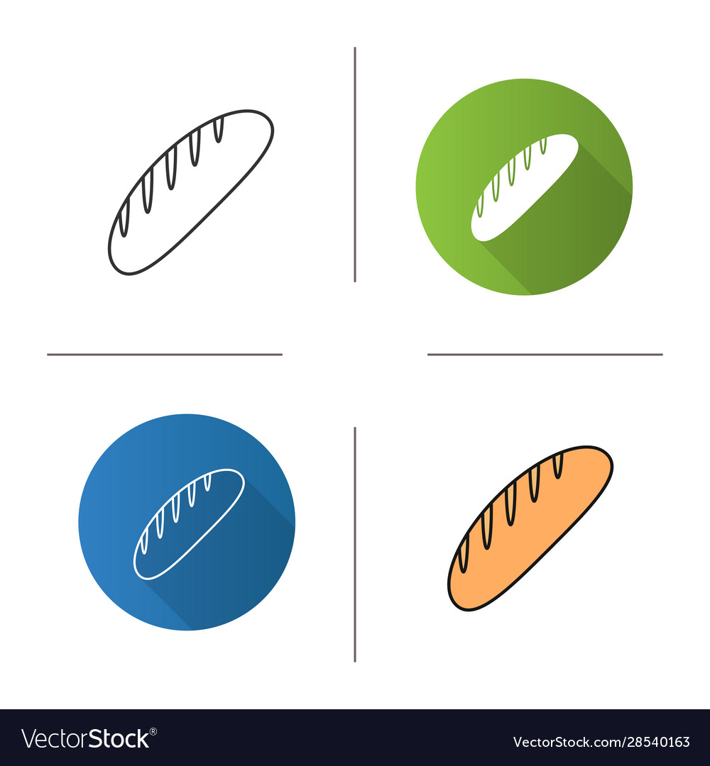 Bread loaf icon Royalty Free Vector Image - VectorStock