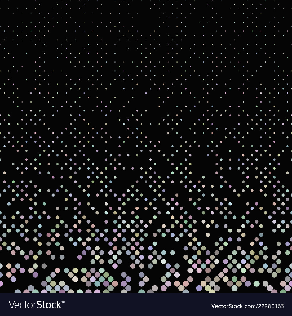 Colorful abstract dot pattern - winter background Vector Image