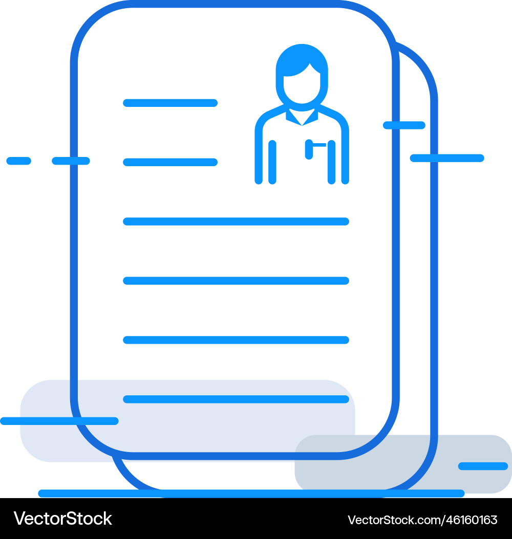 Employee qualification business people icon Vector Image