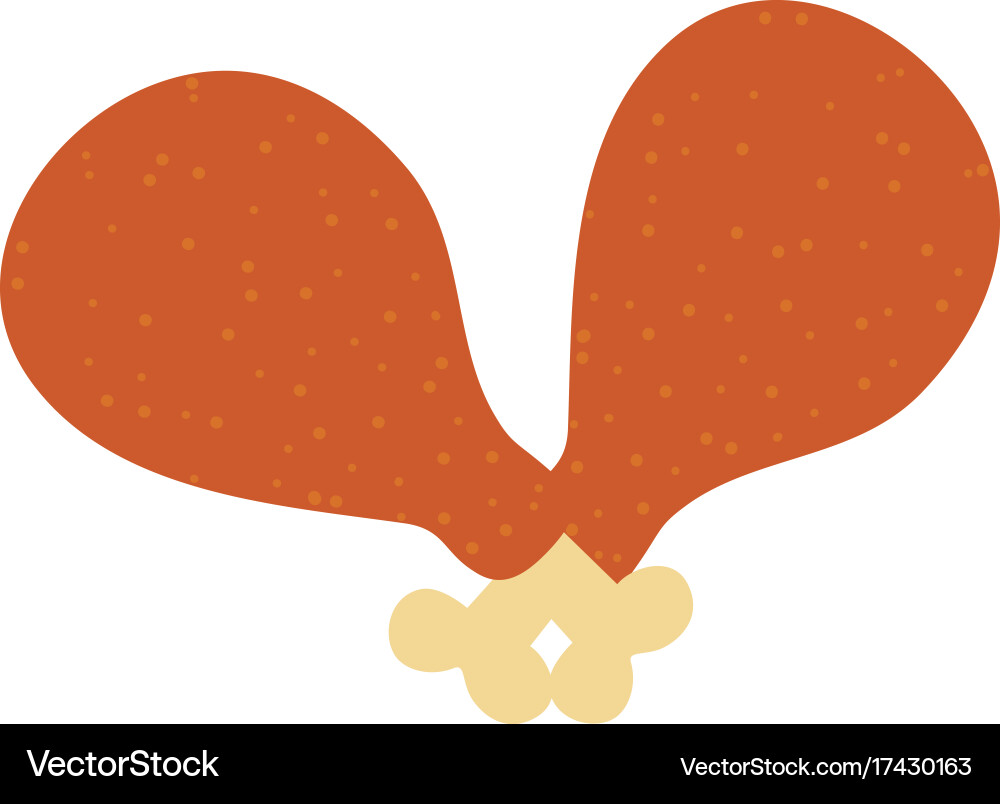 Fast food roasted chicken menu restaurant Vector Image